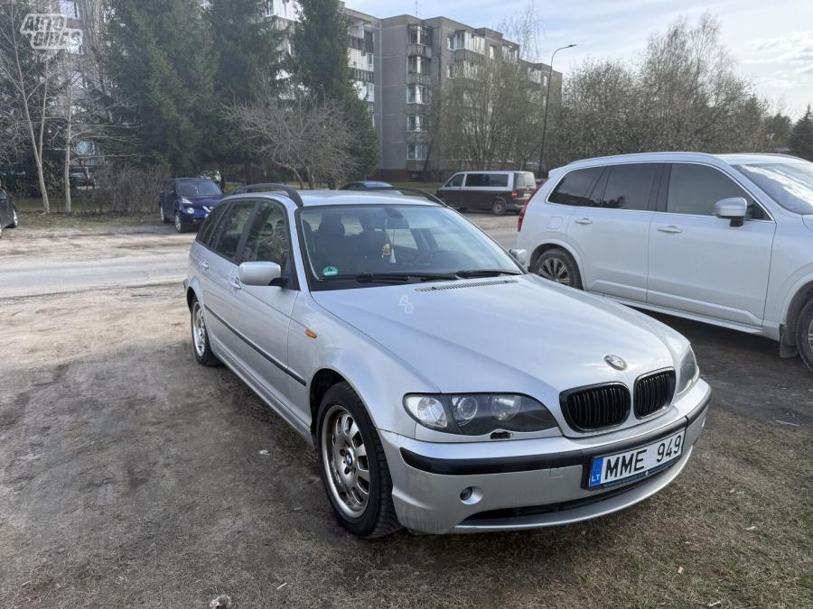Grey BMW 320 2003 in Vilnius, with an engine capacity of 2.00 L and mileage of 384 thousand km for 1550 €, photo 1 on AUTOMOTO.COM.LV