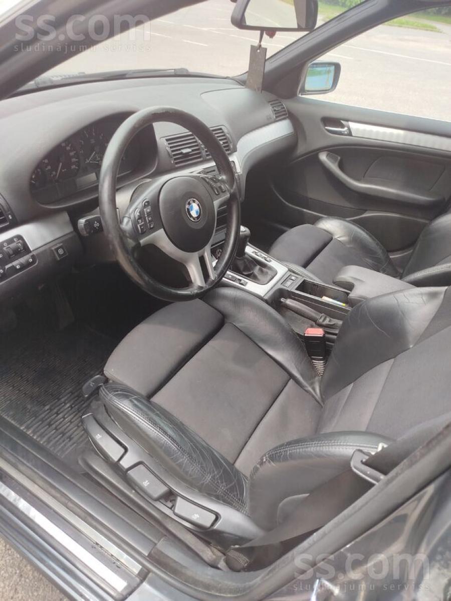 Pelēks BMW 320 2003 Jēkabpils, ar dzinēja tilpumu 2.20 L un nobraukumu 294 tūkst. km par 1700 €, foto 6 vietnē AUTOMOTO.COM.LV