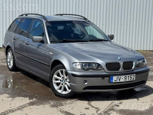 Grey BMW 320 2003 in Jelgava, with an engine capacity of 2.00 L and mileage of 315 thousand km for 1450 €, photo 1 on AUTOMOTO.COM.LV