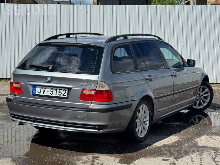 Pelēks BMW 320 2003 Jelgava, ar dzinēja tilpumu 2.00 L un nobraukumu 315 tūkst. km par 1450 €, foto 5 vietnē AUTOMOTO.COM.LV