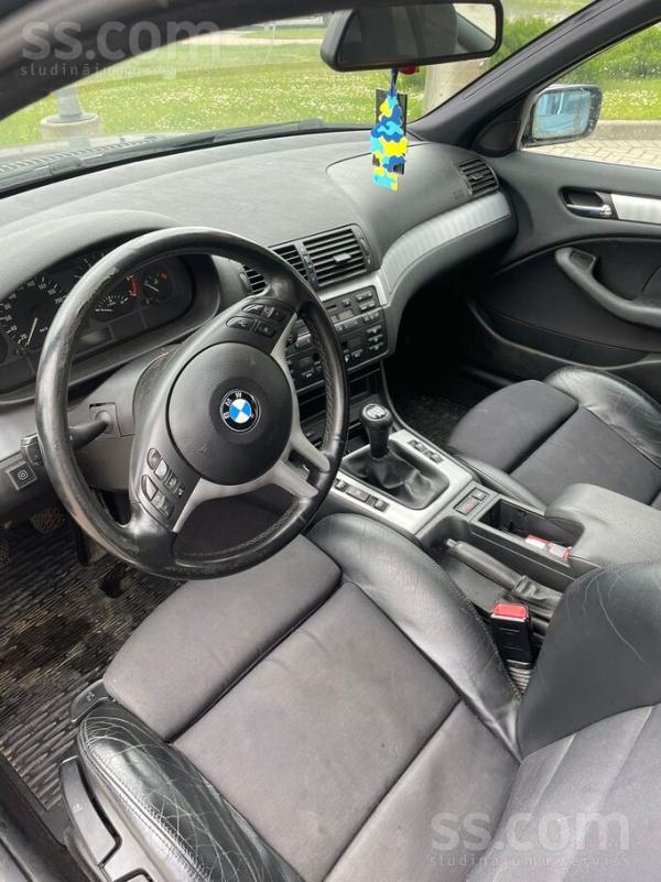Pelēks BMW 320 2003 Jēkabpils, ar dzinēja tilpumu 2.20 L un nobraukumu 294 tūkst. km par 1600 €, foto 6 vietnē AUTOMOTO.COM.LV