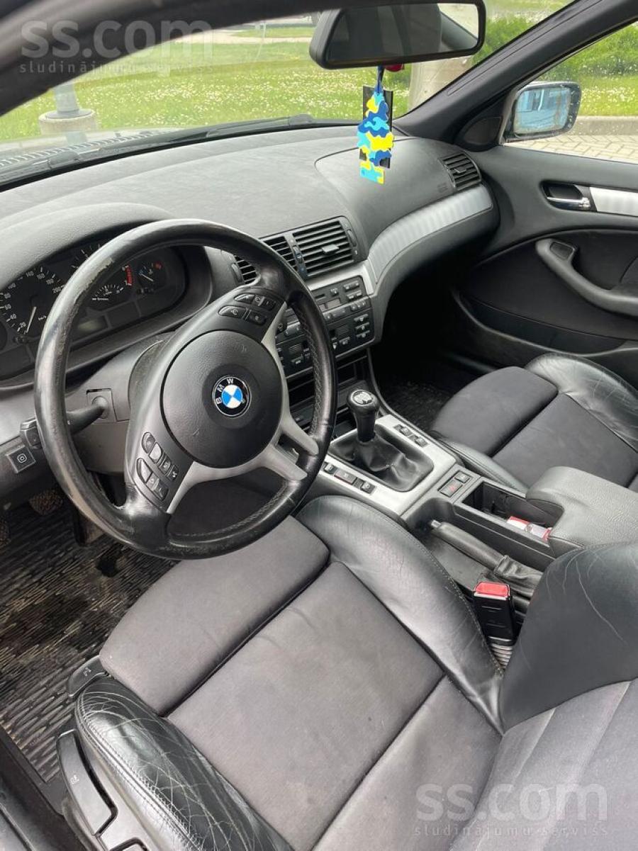Grey BMW 320 2003 in Jekabpils, with an engine capacity of 2.20 L and mileage of 294 thousand km for 1600 €, photo 7 on AUTOMOTO.COM.LV