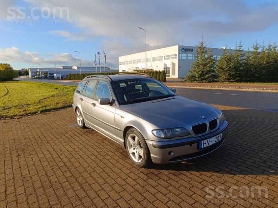 Grey BMW 320 2003 in Riga, with an engine capacity of 2.00 L and mileage of 414 thousand km for 1800 €, photo 1 on AUTOMOTO.COM.LV