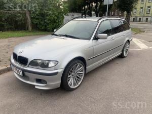 Grey BMW 320 2003 in Riga, with an engine capacity of 2.20 L and mileage of 323 thousand km for 2799 €, photo  on AUTOMOTO.COM.LV
