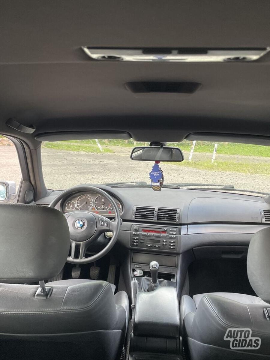 Pelēks BMW 320 2003 Panevēža, ar dzinēja tilpumu 2.00 L un nobraukumu 390 tūkst. km par 1050 €, foto 6 vietnē AUTOMOTO.COM.LV