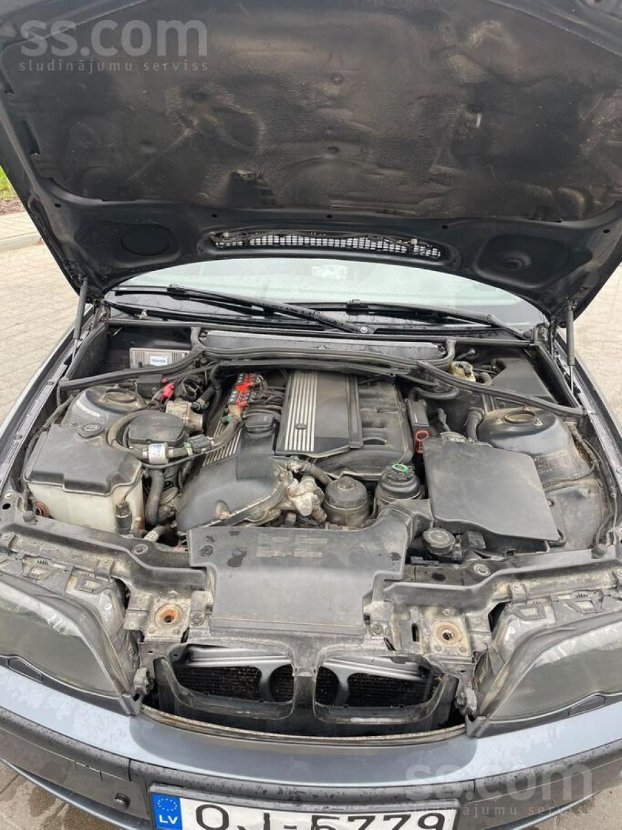 Grey BMW 320 2003 in Jekabpils, with an engine capacity of 2.20 L and mileage of 295 thousand km for 1900 €, photo 9 on AUTOMOTO.COM.LV