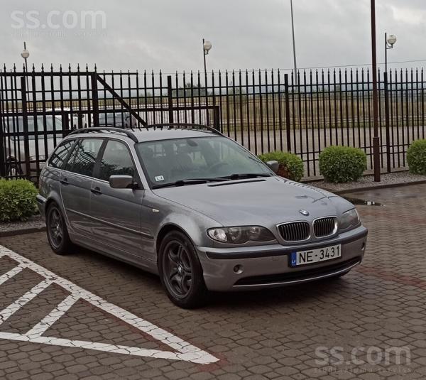 Grey BMW 320 2003 in Rezekne, with an engine capacity of 2.00 L and mileage of 345 thousand km for 2950 €, photo 3 on AUTOMOTO.COM.LV