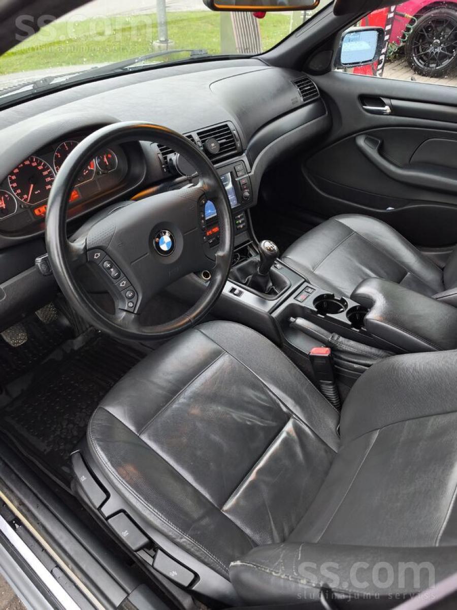 Grey BMW 320 2003 in Rezekne, with an engine capacity of 2.00 L and mileage of 345 thousand km for 2950 €, photo 5 on AUTOMOTO.COM.LV