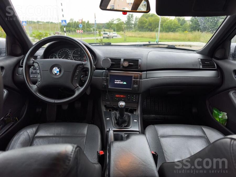 Grey BMW 320 2003 in Rezekne, with an engine capacity of 2.00 L and mileage of 345 thousand km for 2950 €, photo 7 on AUTOMOTO.COM.LV