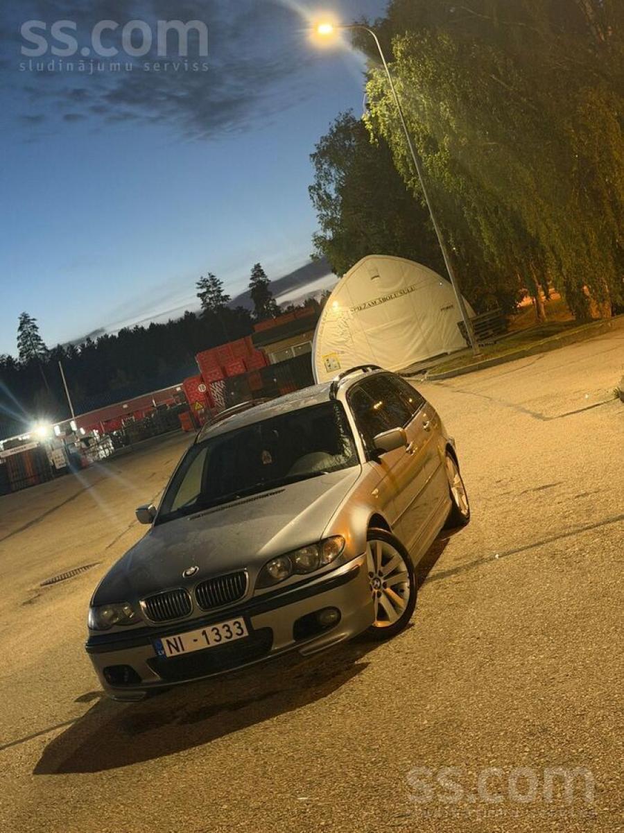 Grey BMW 320 2003 in Valmiera, with an engine capacity of 2.00 L and mileage of 362 thousand km for 2850 €, photo 1 on AUTOMOTO.COM.LV