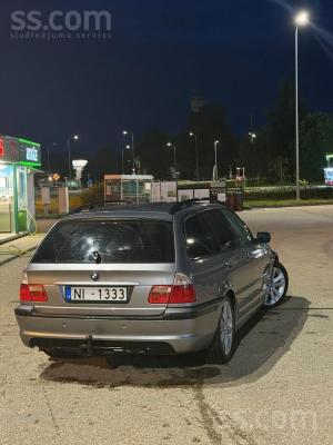 Grey BMW 320 2003 in Valmiera, with an engine capacity of 2.00 L and mileage of 362 thousand km for 2850 €, photo 3 on AUTOMOTO.COM.LV