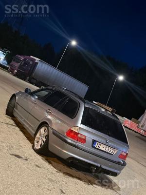 Grey BMW 320 2003 in Valmiera, with an engine capacity of 2.00 L and mileage of 362 thousand km for 2850 €, photo 4 on AUTOMOTO.COM.LV