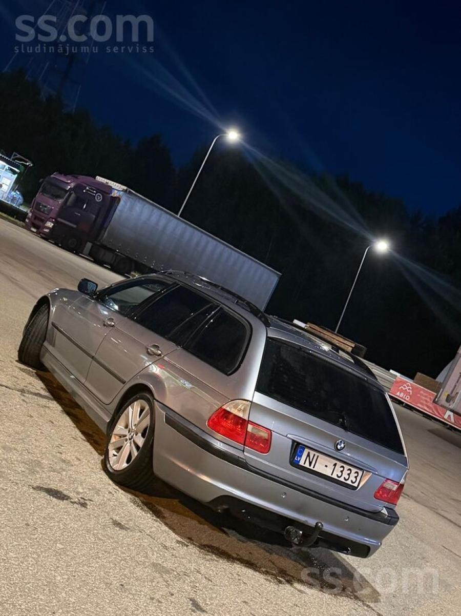 Grey BMW 320 2003 in Valmiera, with an engine capacity of 2.00 L and mileage of 362 thousand km for 2850 €, photo 4 on AUTOMOTO.COM.LV