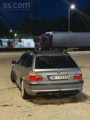 Grey BMW 320 2003 in Valmiera, with an engine capacity of 2.00 L and mileage of 362 thousand km for 2850 €, photo 6 on AUTOMOTO.COM.LV
