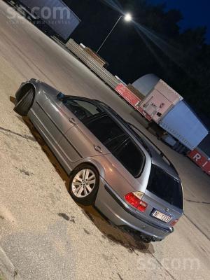 Grey BMW 320 2003 in Valmiera, with an engine capacity of 2.00 L and mileage of 362 thousand km for 2850 €, photo 11 on AUTOMOTO.COM.LV