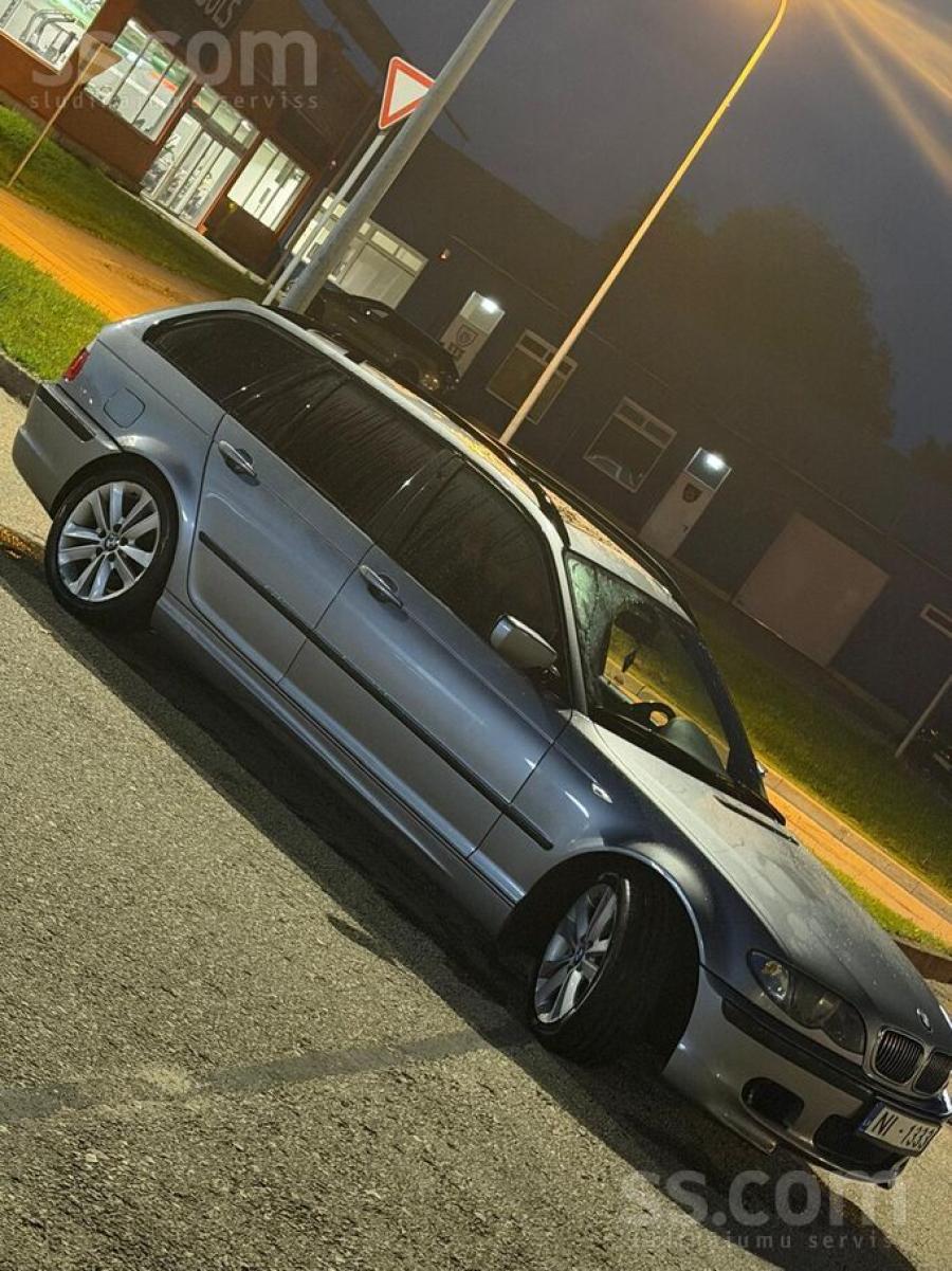 Grey BMW 320 2003 in Valmiera, with an engine capacity of 2.00 L and mileage of 362 thousand km for 2850 €, photo 14 on AUTOMOTO.COM.LV