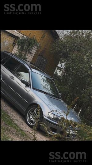 Grey BMW 320 2003 in Valmiera, with an engine capacity of 2.00 L and mileage of 362 thousand km for 2850 €, photo 17 on AUTOMOTO.COM.LV
