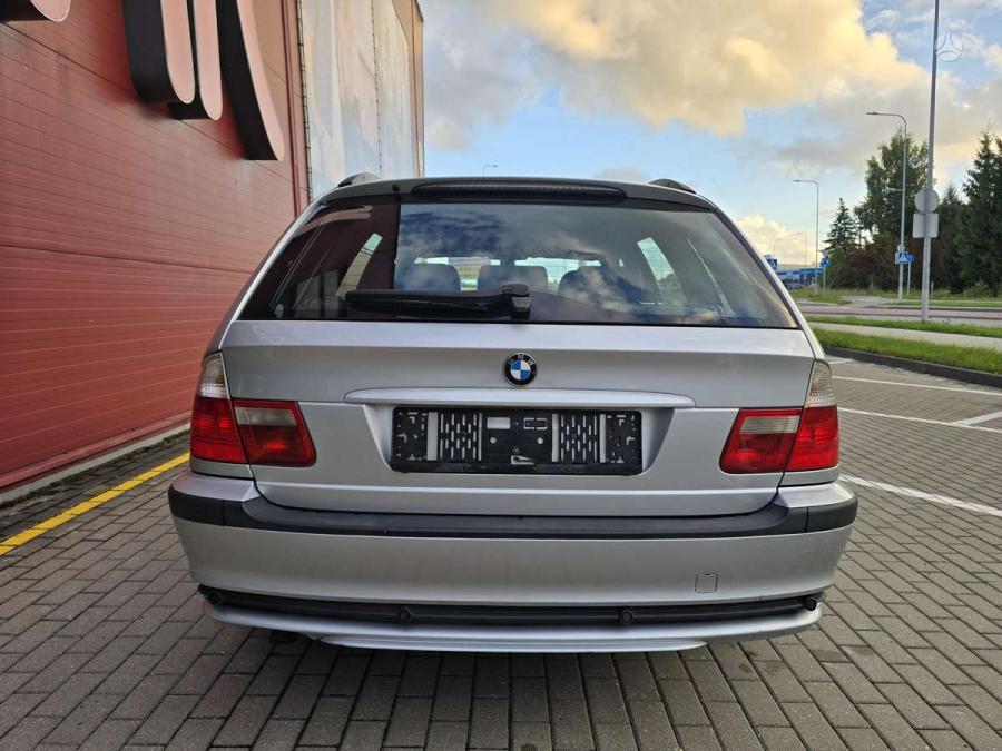 Grey BMW 320 2003 in Utena, with an engine capacity of 2.00 L and mileage of 301 thousand km for 2400 €, photo 6 on AUTOMOTO.COM.LV