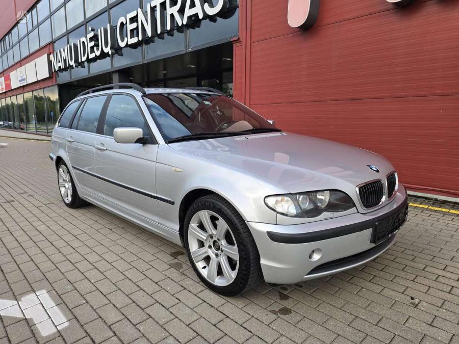 Grey BMW 320 2003 in Utena, with an engine capacity of 2.00 L and mileage of 301 thousand km for 2400 €, photo 9 on AUTOMOTO.COM.LV