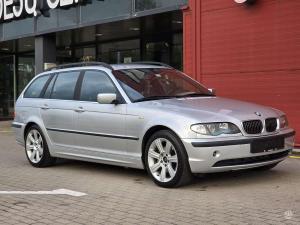 Grey BMW 320 2003 in Utena, with an engine capacity of 2.00 L and mileage of 301 thousand km for 2400 €, photo 10 on AUTOMOTO.COM.LV