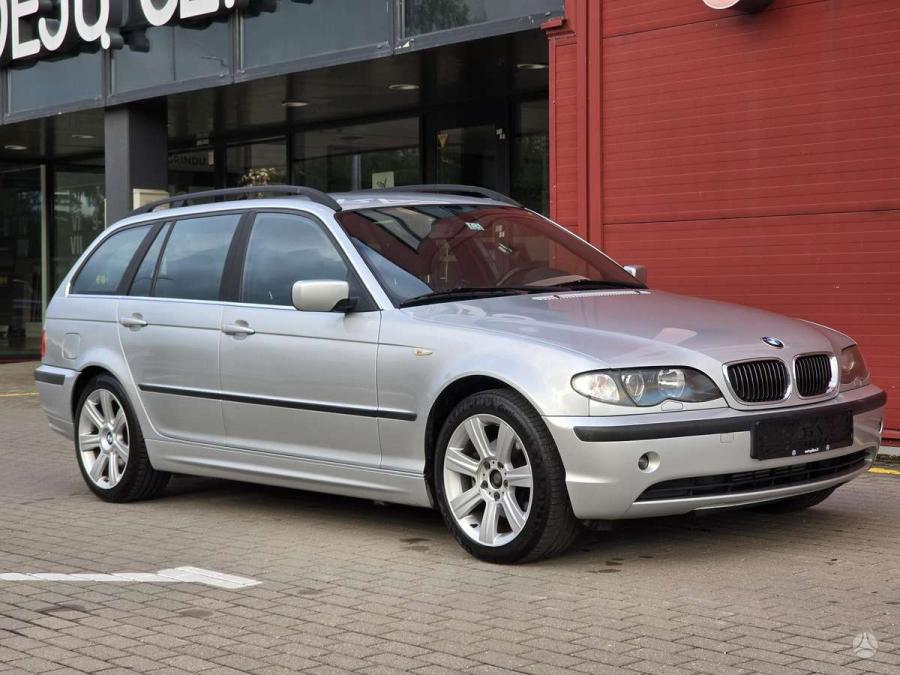 Grey BMW 320 2003 in Utena, with an engine capacity of 2.00 L and mileage of 301 thousand km for 2400 €, photo 10 on AUTOMOTO.COM.LV