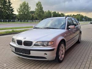 Grey BMW 320 2003 in Utena, with an engine capacity of 2.00 L and mileage of 301 thousand km for 2400 €, photo 12 on AUTOMOTO.COM.LV