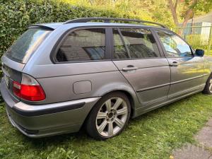 Grey BMW 320 2003 in Ventspils, with an engine capacity of 2.00 L and mileage of 344 thousand km for 2650 €, photo 4 on AUTOMOTO.COM.LV