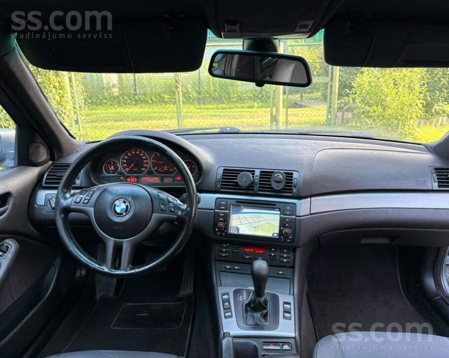 Grey BMW 320 2003 in Ventspils, with an engine capacity of 2.00 L and mileage of 344 thousand km for 2650 €, photo 11 on AUTOMOTO.COM.LV