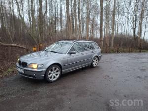 Grey BMW 320 2003 in Ventspils, with an engine capacity of 2.00 L and mileage of 344 thousand km for 2650 €, photo 13 on AUTOMOTO.COM.LV