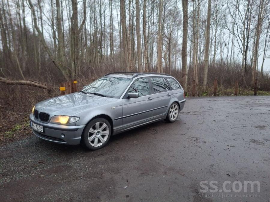 Grey BMW 320 2003 in Ventspils, with an engine capacity of 2.00 L and mileage of 344 thousand km for 2650 €, photo 13 on AUTOMOTO.COM.LV