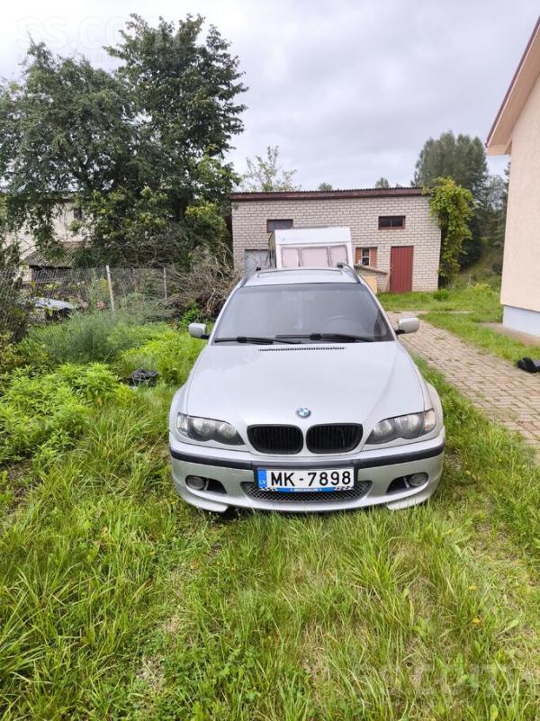 Grey BMW 320 2003 in Rezekne, with an engine capacity of 2.00 L and mileage of 347 thousand km for 2000 €, photo 1 on AUTOMOTO.COM.LV
