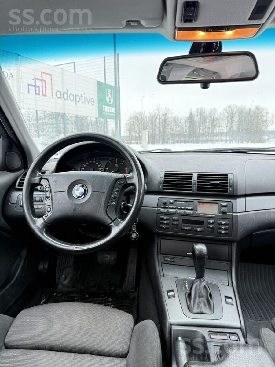 Pelēks BMW 320 2004 Tukums, ar dzinēja tilpumu 2.00 L un nobraukumu 290 tūkst. km par 2690 €, foto 19 vietnē AUTOMOTO.COM.LV