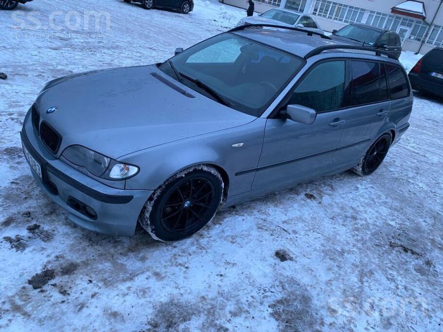 Grey BMW 320 2004 in Liepaja, with an engine capacity of 2.00 L and mileage of 428 thousand km for 2500 €, photo 1 on AUTOMOTO.COM.LV