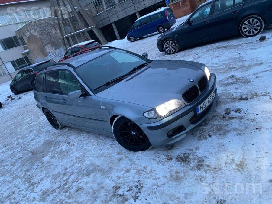 Grey BMW 320 2004 in Liepaja, with an engine capacity of 2.00 L and mileage of 428 thousand km for 2500 €, photo 9 on AUTOMOTO.COM.LV