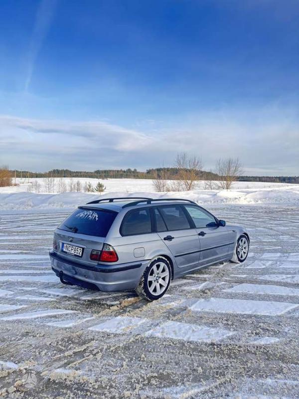 Grey BMW 320 2004 in Trakai, with an engine capacity of 1.99 L and mileage of 312 thousand km for 1850 €, photo 5 on AUTOMOTO.COM.LV