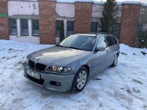 Grey BMW 320 2004 in Jonava, with an engine capacity of 2.00 L and mileage of 410 thousand km for 1850 €, photo 3 on AUTOMOTO.COM.LV