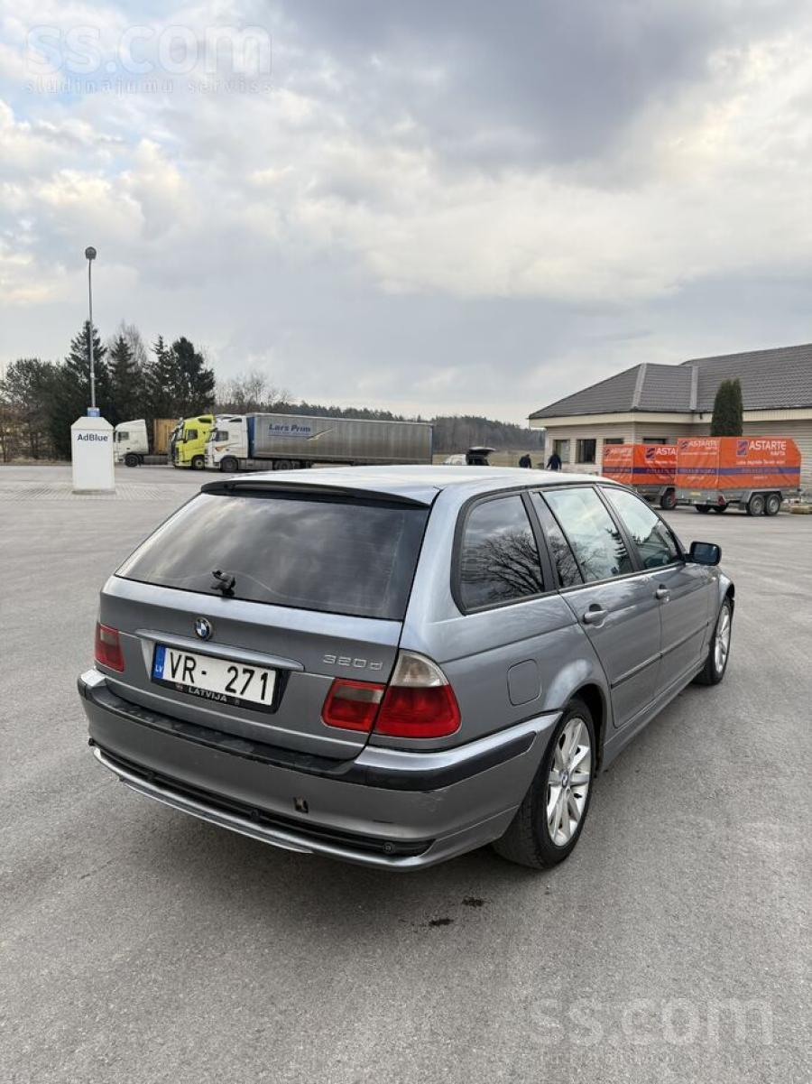 Pelēks BMW 320 2004 Tukums, ar dzinēja tilpumu 2.00 L un nobraukumu 378 tūkst. km par 2690 €, foto 6 vietnē AUTOMOTO.COM.LV