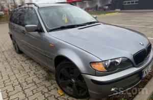 Pelēks BMW 320 2004 Cēsis, ar dzinēja tilpumu 2.00 L un nobraukumu 400 tūkst. km par 1000 €, foto  vietnē AUTOMOTO.COM.LV