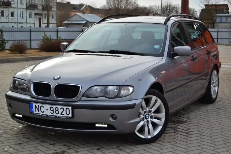 Pelēks BMW 320 2004 Jēkabpils, ar dzinēja tilpumu 2.00 L un nobraukumu 219 tūkst. km par 3150 €, foto 1 vietnē AUTOMOTO.COM.LV