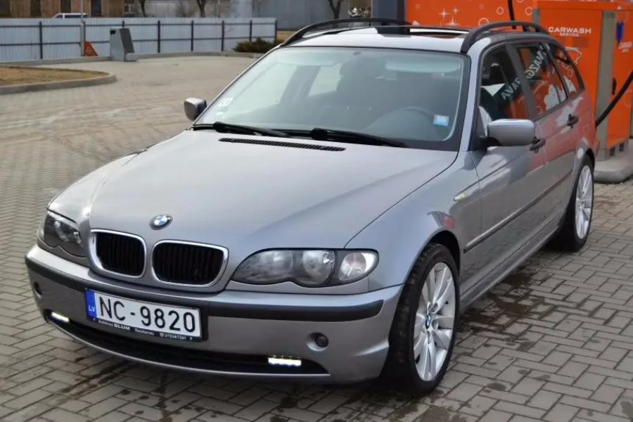Pelēks BMW 320 2004 Jēkabpils, ar dzinēja tilpumu 2.00 L un nobraukumu 219 tūkst. km par 3150 €, foto 4 vietnē AUTOMOTO.COM.LV