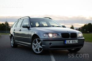 Grey BMW 320 2004 in Jelgava, with an engine capacity of 2.00 L and mileage of 308 thousand km for 2599 €, photo  on AUTOMOTO.COM.LV