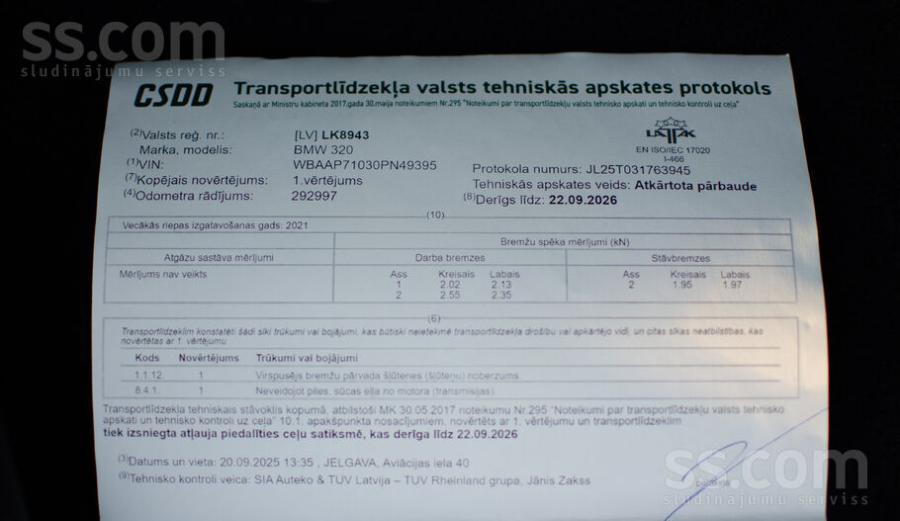 Pelēks BMW 320 2004 Jelgava, ar dzinēja tilpumu 2.00 L un nobraukumu 308 tūkst. km par 2599 €, foto 20 vietnē AUTOMOTO.COM.LV