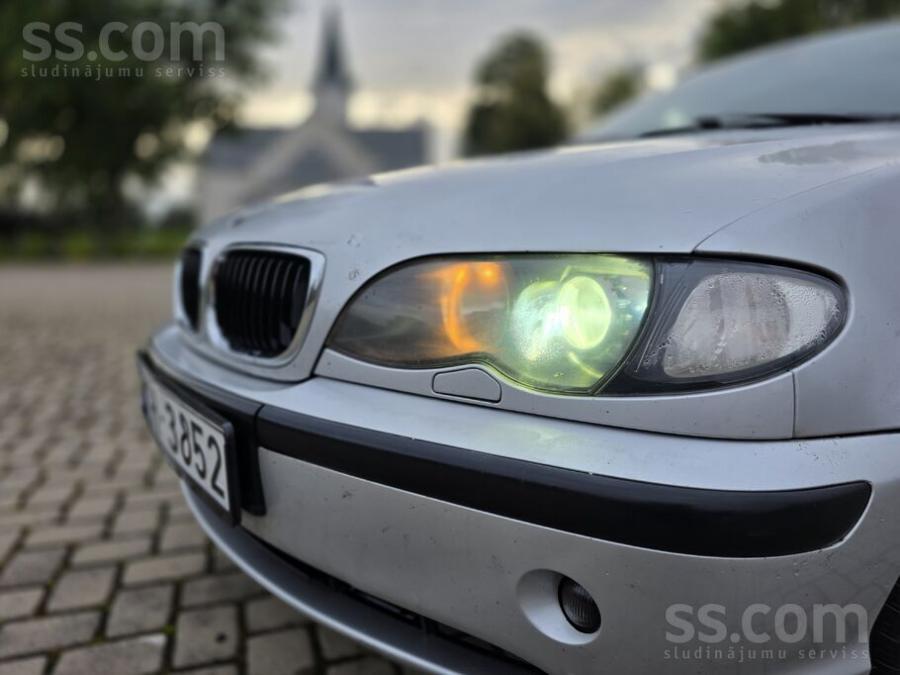 Grey BMW 320 2004 in Cesis, with an engine capacity of 2.00 L and mileage of 365 thousand km for 1700 €, photo 7 on AUTOMOTO.COM.LV