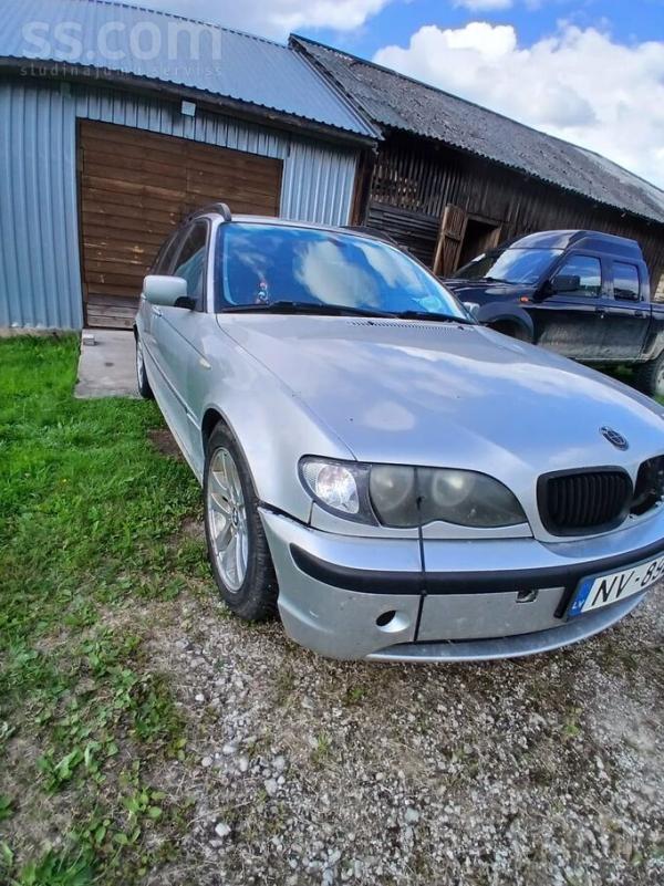 Grey BMW 320 2004 in Valka, with an engine capacity of 2.00 L and mileage of 417 thousand km for 650 €, photo 3 on AUTOMOTO.COM.LV