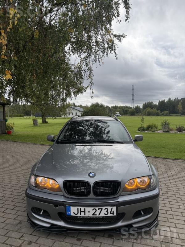 Pelēks BMW 320 2004 Talsi, ar dzinēja tilpumu 2.00 L un nobraukumu 330 tūkst. km par 2000 €, foto 1 vietnē AUTOMOTO.COM.LV