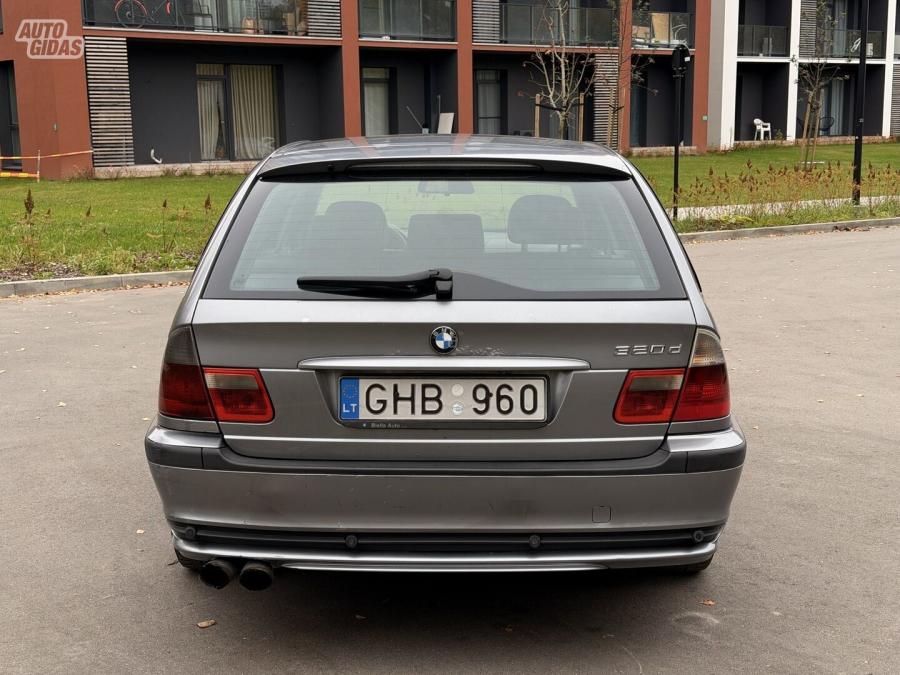Pelēks BMW 320 2004 Viļņa, ar dzinēja tilpumu 2.00 L un nobraukumu 323 tūkst. km par 1850 €, foto 6 vietnē AUTOMOTO.COM.LV