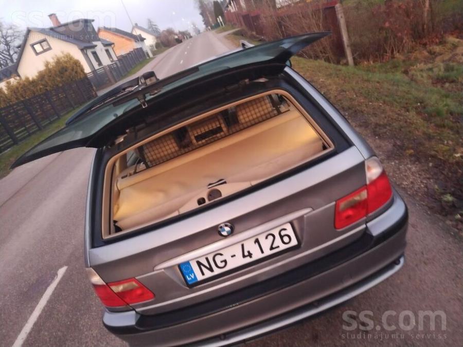 Grey BMW 320 2005 in Valmiera, with an engine capacity of 2.00 L and mileage of 378 thousand km for 1680 €, photo 2 on AUTOMOTO.COM.LV