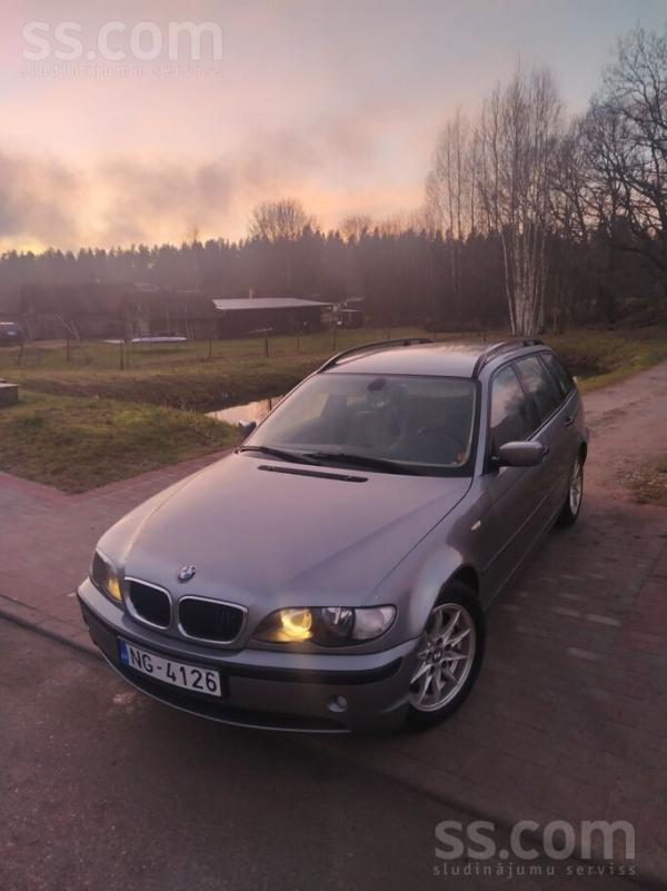 Grey BMW 320 2005 in Valmiera, with an engine capacity of 2.00 L and mileage of 378 thousand km for 1680 €, photo 8 on AUTOMOTO.COM.LV