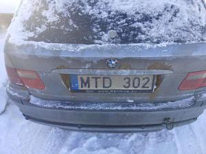 Grey BMW 320 2005 in Vilnius, with an engine capacity of 2.00 L and mileage of 300 thousand km for 900 €, photo 14 on AUTOMOTO.COM.LV