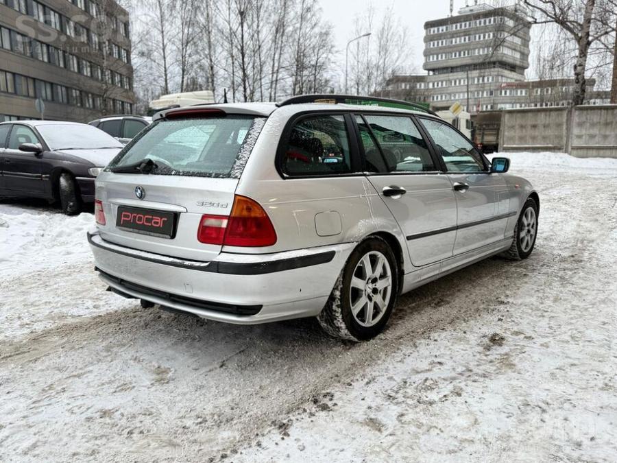 Grey BMW 320 2005 in Riga, with an engine capacity of 2.00 L and mileage of 324 thousand km for 2500 €, photo 5 on AUTOMOTO.COM.LV